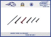 China Galvanized Railway Boat Spike / Sleeper Spikes Balck Oxide Q235 for sale