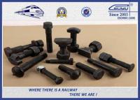 China High Tensile Strength Railroad Track Bolts and Nuts Fish bolt used for rail joints for sale