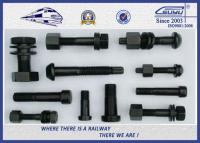 China High Tensile Strength Railroad Track Bolts and Nuts Fish bolt used for rail joints for sale