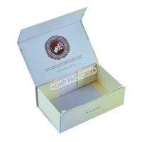 China Custom Premium Rigid Cardboard Paper Fold Magnetic Box For Clothing Packing for sale