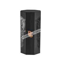 China Matte Black Custom Wine Box Packaging With Double Door Open High Durability for sale