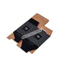 China Eco Friendly Black Corrugated Box For Clothing With Personalized Branding for sale