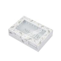 China Custom Cute Charming  Paper Cardboard Magnet PVC Window Gift Box Packaging for sale