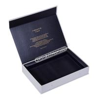 China Exquisite White Hard Gift Box With Magnetic Closure Lid  Garment Packing Boxes for sale