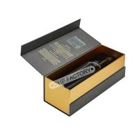 China Premium Luxury Magnetic Wine Gift Box With EVA Insert Smooth Surface for sale