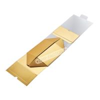 China Premium Large Embossing Logo Fold Up Gift Boxes Printable Without Magnets for sale
