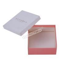 China Custom Soft Touch Lamination Two Piece Box Silver Foil Logo For Shoes Package for sale