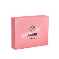 China High Quality Jewelry Package Pink Two Piece Box Cotton Bags Custom Logo For Box for sale