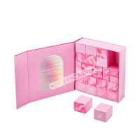 China Luxurious The Advent Calendar Gift Box With 24 Small Boxes For Cosmetics for sale