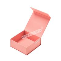 China Pink Magnetic Rigid Gift Box For Luxury Items Customized Size And Design for sale