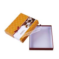 China Luxury Chocolate Truffle Box Packaging Chocolate Drawer Box With Ribbon Decoration for sale