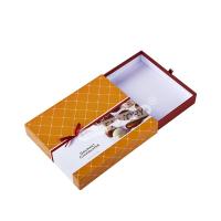 China Luxury Chocolate Truffle Box Packaging Chocolate Drawer Box With Ribbon Decoration for sale