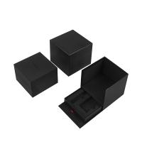 China Custom Luxury Black Three-Piece Watch Set Soft Touch Lamination For Gift Box for sale