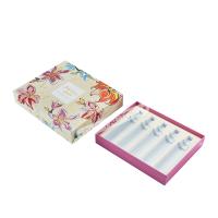 China Drawer Cardboard Box Skincare Packaging Boxes With Plastic And Paper Tray for sale