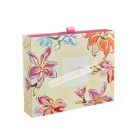 China Drawer Cardboard Box Skincare Packaging Boxes With Plastic And Paper Tray for sale