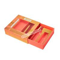 China Skincare Packaging Boxes Cosmetic Product Boxes With Plastic Tray And PVC Window for sale