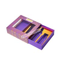 China Skincare Packaging Boxes Cosmetic Product Boxes With Plastic Tray And PVC Window for sale