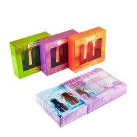 China Skincare Packaging Boxes Cosmetic Product Boxes With Plastic Tray And PVC Window for sale