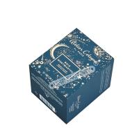 China Luxury Gift Box Gold Foil Stamp Logo On Eco-Friendly Rigid Greyboard For Cosmetic Card Box for sale
