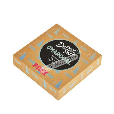 China Personalized Brown Paper Gift Boxes With Colorful Printing Pattern for sale