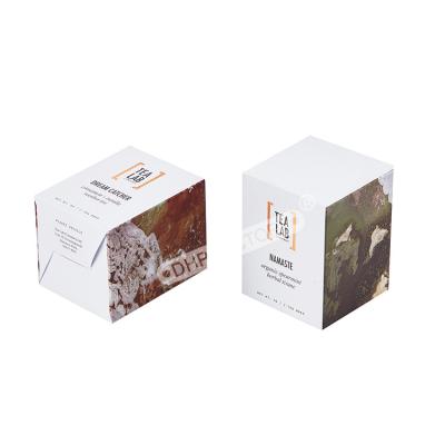 China Eco Friendly Refined Printing Textured Paper Box With Oil Lamination for sale