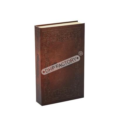 China Fashionable Browm Deco Books Box With Luxury Gifts Elegant Style for sale