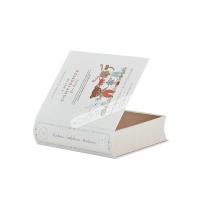 China Luxurious Gold Foil White Fake Books Box For Gift Packaging Display for sale