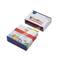 China Portable Storage Box For Kids Flash Cards With Dividers And Handle for sale