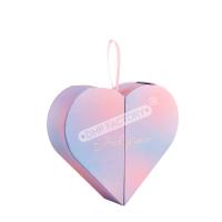 China Beauty Makeup Subscription Luxury Cosmetic Packaging Boxes Heart Shape for sale