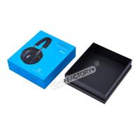 China Attractive Rigid Blue Headphone Storage Box Packaging Gift Box for sale