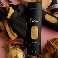China Unique Design Kraft Paper Scarf Cylinder Gift Box With Display Window For Underwear Clothing Packaging for sale