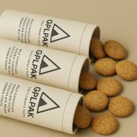 China Food Grade Airtight Cookie Storage Cylinder Box Moisture Proof Biscuit Round Packaging for sale