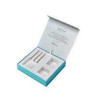China Cardboard Magnetic Retainer Case With Paper Insert Tray For Clear Aligner Storage Box for sale