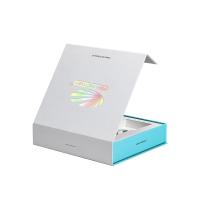 China Cardboard Magnetic Retainer Case With Paper Insert Tray For Clear Aligner Storage Box for sale