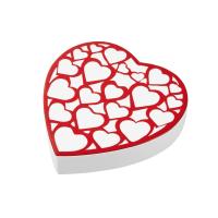 China Heart Shaped Gift Box With Heart Pattern Luxury Surprise Present Packaging For Birthday for sale