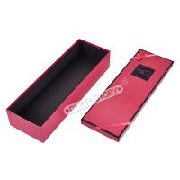 China Best Attractive Cardboard Packaging Red Wig Box Ribbon Decorate For Wig Gift Box for sale