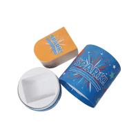 China High Contrast Baby Flashcards Custom Visual Stimulation Learning Activity Cards Round Box for sale