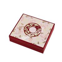 China Custom Best Makeup Red Top And Base Eva Insert Boxes For Cosmetic Package for sale