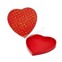 China Chocolate Gift Box Luxury High End Valentine Heart Shape Truffle Packaging With Dividers for sale