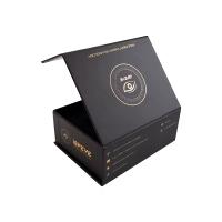 China Luxury Rigid Magnetic Box Paper Packaging With Foam Insert And Pocket For Electronics Gifts for sale