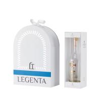 China Luxury Ellipse Wine Box Rigid Cardboard Slid Drawer Package With Ribbon Bow for sale