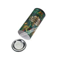 China Premium Recyclable Single Bottle Wine Box Eco Friendly Whiskey Round Tube for sale
