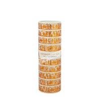 China Popular Full Pattern Gold Foil Stamping Wine Round Gift Box Rigid Whiskey Paper Tube for sale