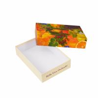 China Custom Luxury Fruit Packaging Box Rigid Two Piece Gift Box With Logo for sale
