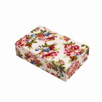 China Custom Luxury Flower Gift Box Magnetic Closure Rigid Packaging With Gold Logo for sale