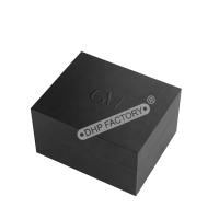 China Luxury High Quality Custom Logo Black Rigid Cardboard Paper Gift Packaging Single Watch Box Caja De Regalo Para Reloj for sale