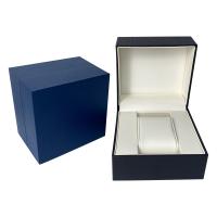 China Standard Flip Top Watch Packaging Box Rigid Cardboard Case with Premium Soft Watch Pillow Insert for sale