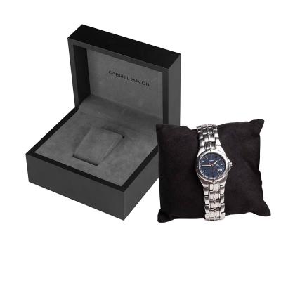 China Custom Design Luxury Watch Box Three Piece Set with Outer Sleeve Drawer and Velvet Foam Tray UV Embossed Logo Packaging for sale