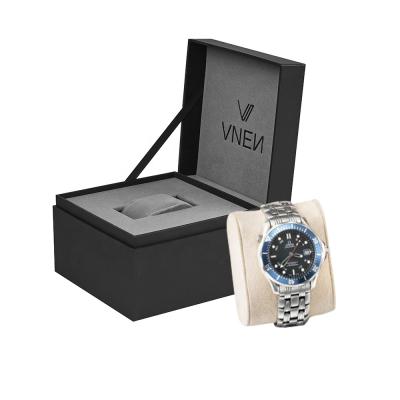 China Luxury Rigid Cardboard Watch Gift Box Set with Outer and Inner Box Custom Logo UV or Silver Foil Printing Factory Supplier for sale