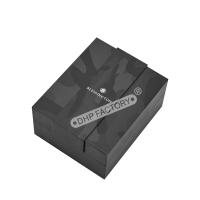 China Custom Design Luxury Gift Packaging Rigid Paper Cardboard Storage Strap Display Dark Watch Box with Sleeve  for Smart Watch for sale